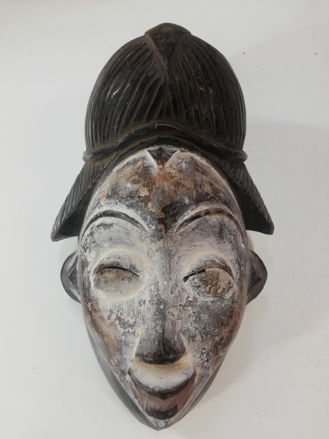 Punu African Wooden Mask - Etsy