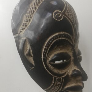 African Angolan Choukwe Tribe Wood Mask - Etsy
