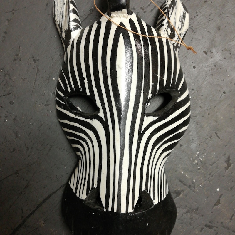 Zebra Mask - Etsy