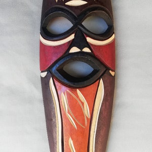 African Wooden Mask From Mozambique/swaziland - Etsy
