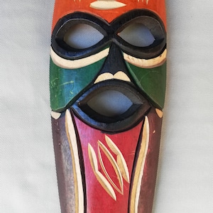 African Wooden Mask From Mozambique/swaziland - Etsy