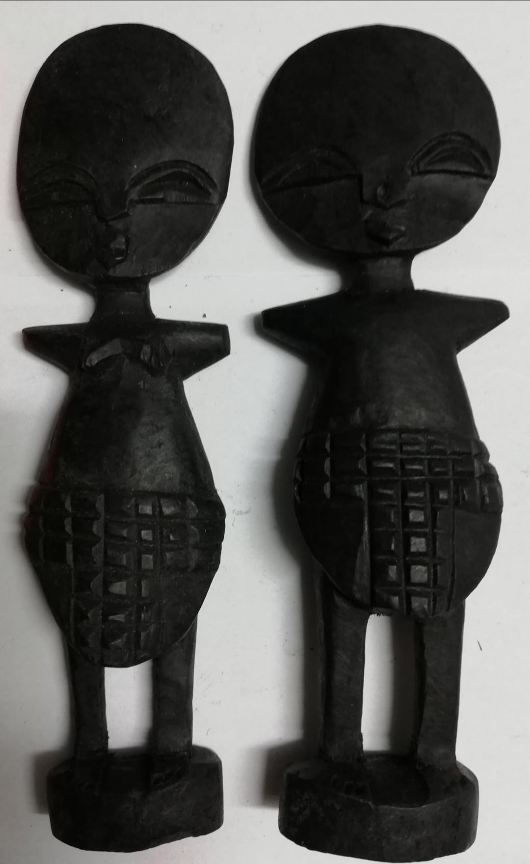 Kenyan Fertility Dolls: Akuaba Good Luck Charms (pair) - Etsy