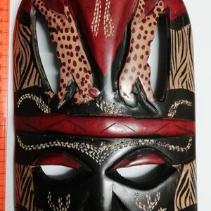 African Mask Leopard From Kenya - Etsy