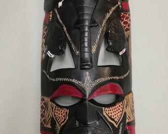 African Mask Giraffe From Kenya - Etsy