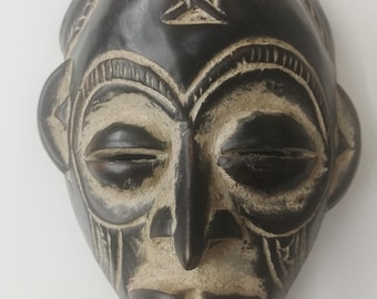 African Angolan Choukwe Tribe Wood and Bamboo Mask - Etsy