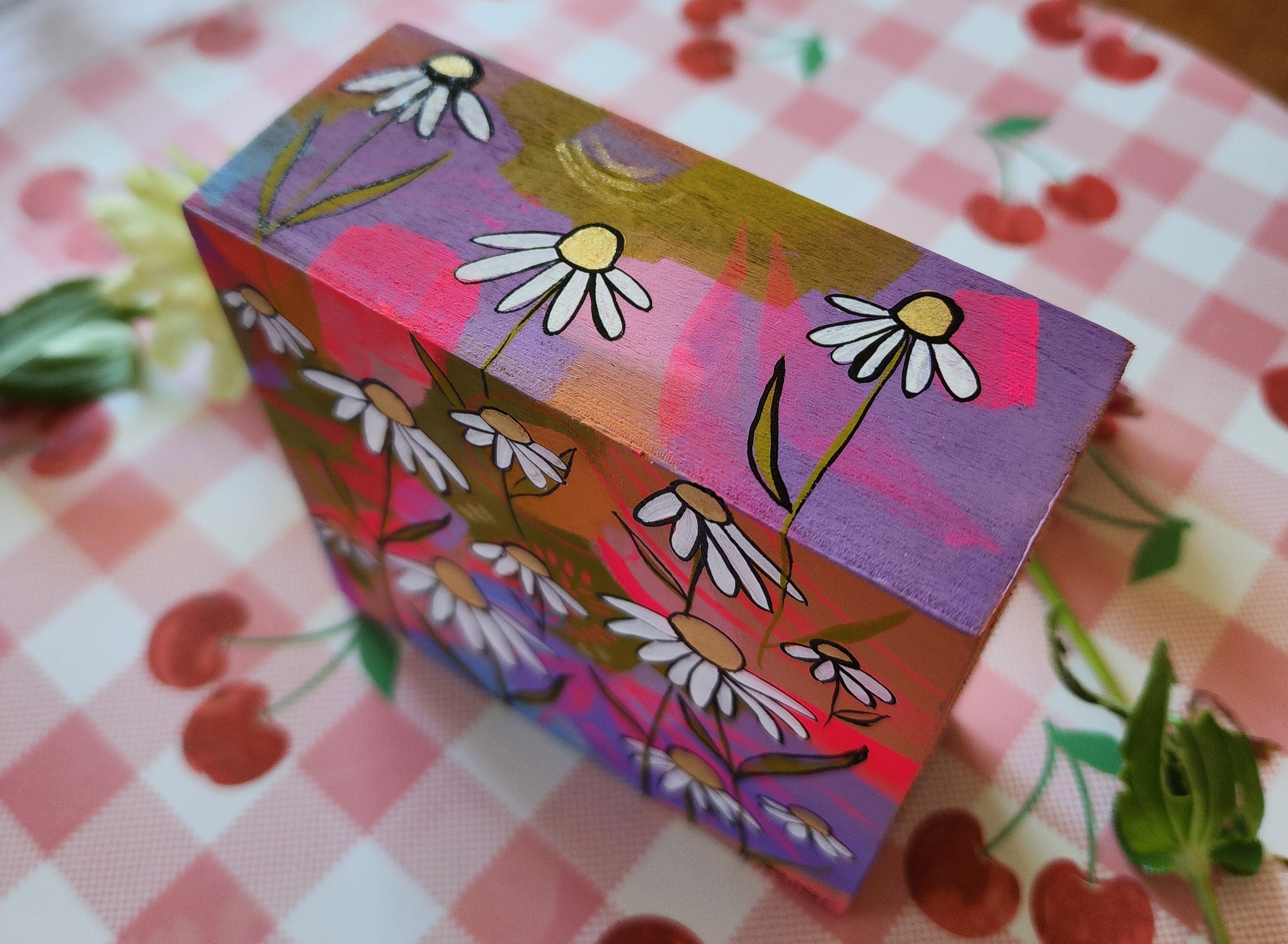 Posies Original Floral Painting Wildflower Small Artwork Gift Idea ...