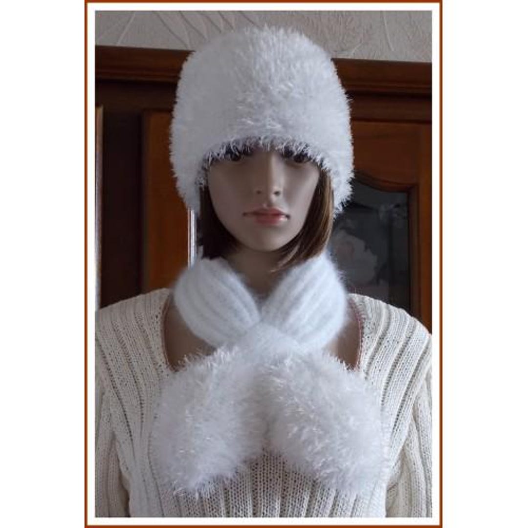 Angora en polyester dameshoed "LAÏKA" - Etsy Nederland