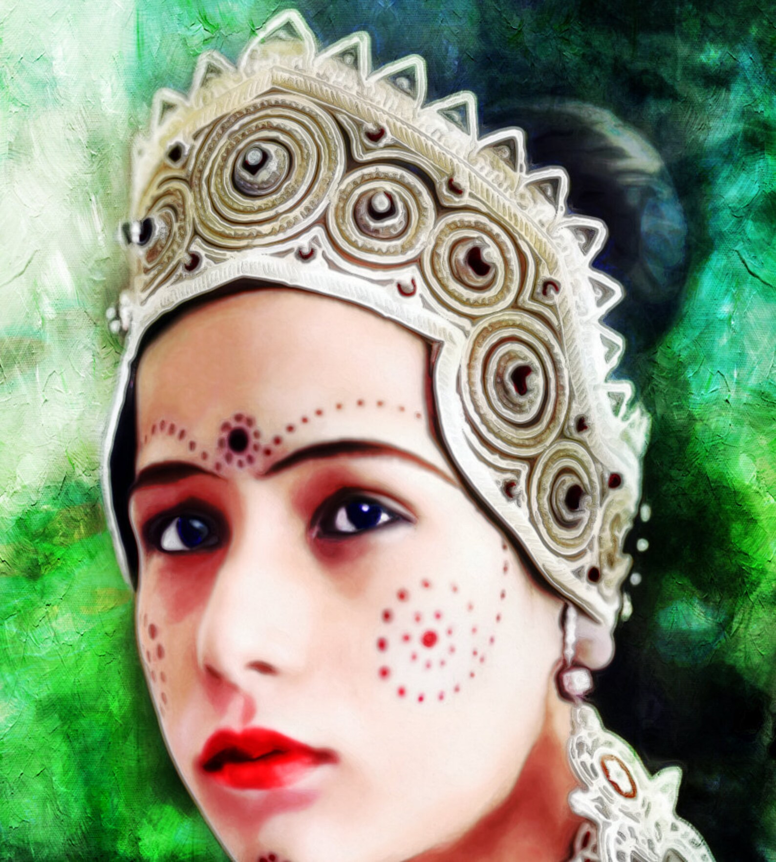 Vintage Style Painting - Seetha Devi - Renee Smith - the Light of Asia ...
