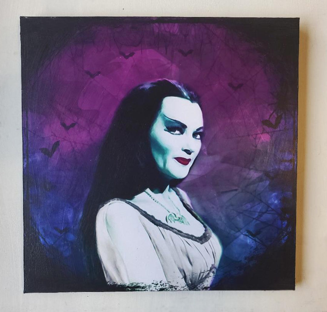 Vintage Retro Style Art - Lily Munster - Countess of Shroudshire ...