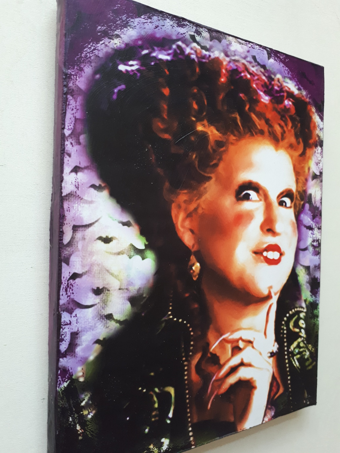 Set of 3 pictures Hocus Pocus Painting Art Fantasy Comedy | Etsy