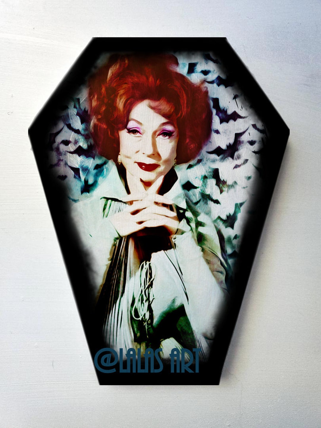 Vintage style painting Bewitched Endora Agnes Moorehead - Etsy Italia