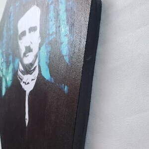 Coffin Shaped -edgar Allan Poe - American Poet - Raven - Home Decor ...