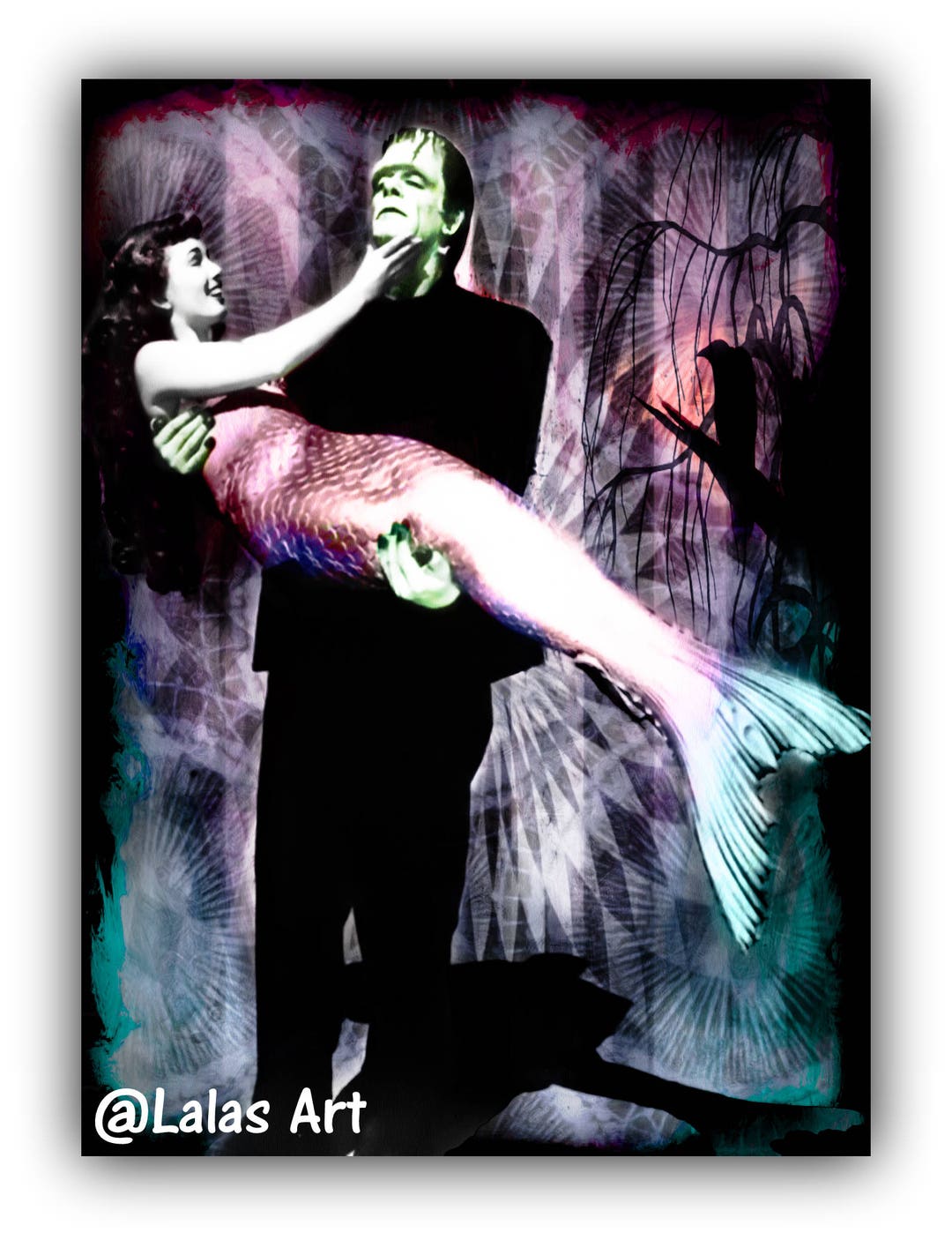 Frankenstein Boris Karloff Mermaid 1931 Classic Monster Horror Movie ...
