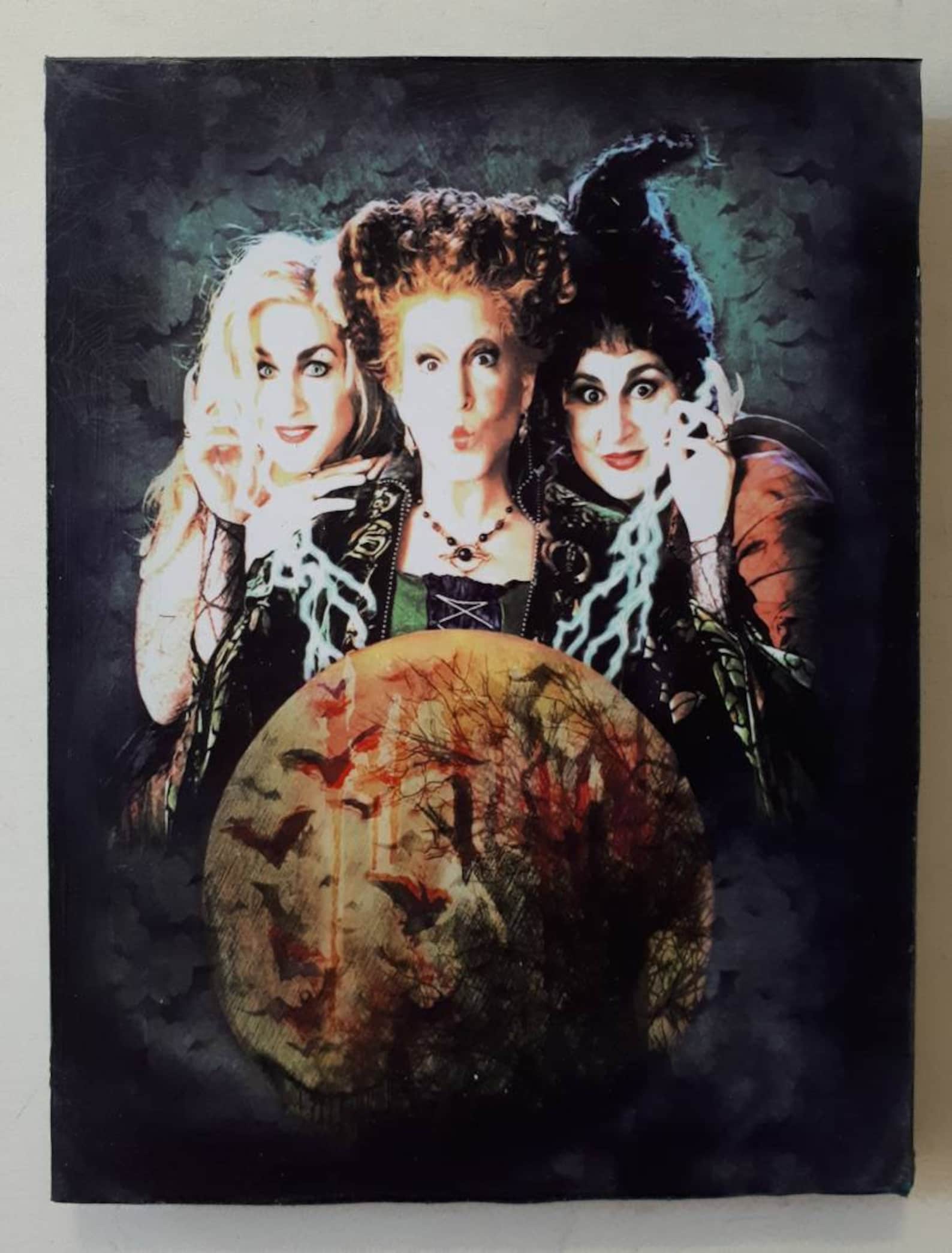 Hocus Pocus Painting Art Fantasy Comedy Horror Retro Movie - Etsy