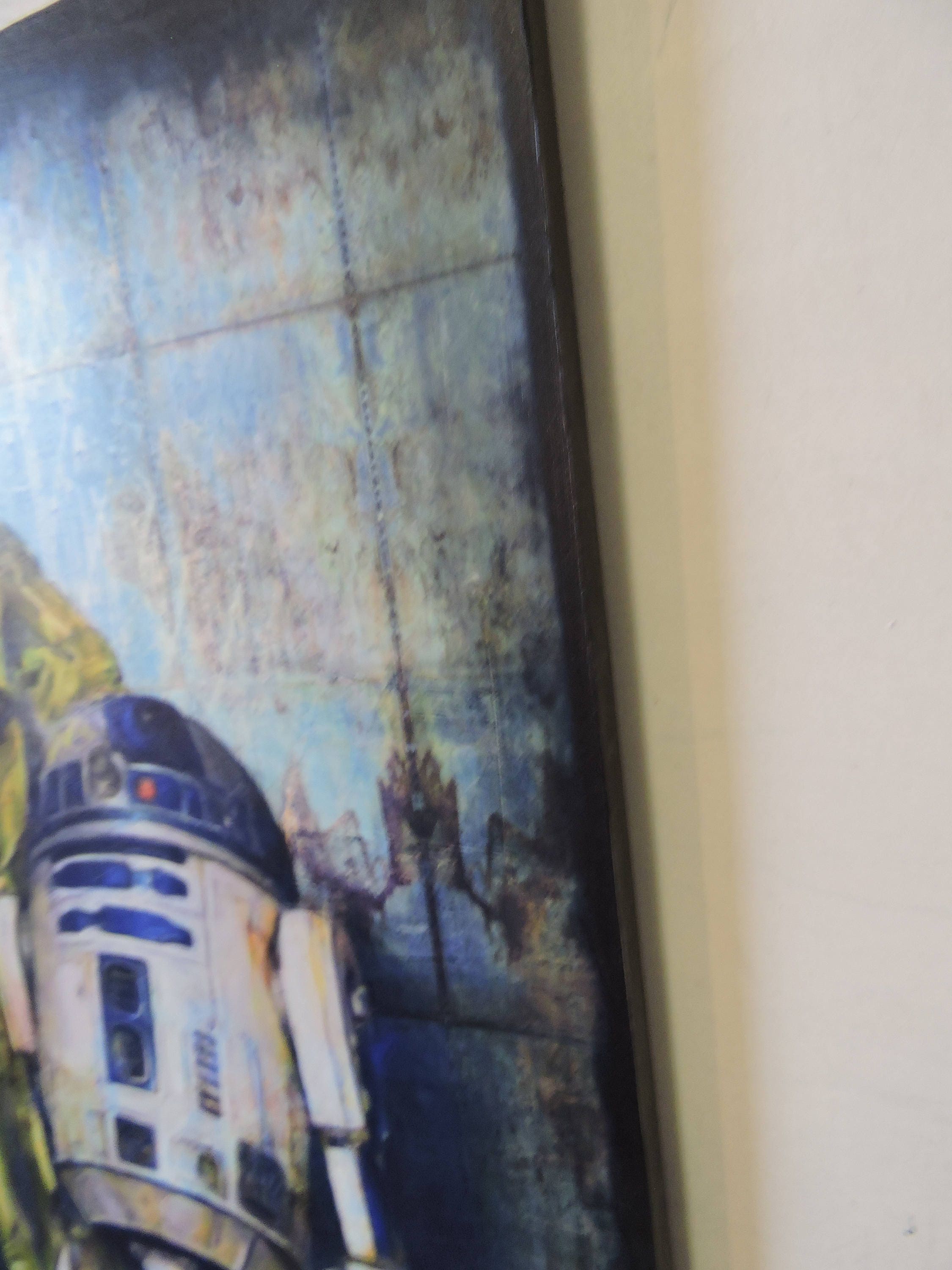 Retro Vintage Style Art R2D2 & C3PO Drawing Painting Movie - Etsy Canada