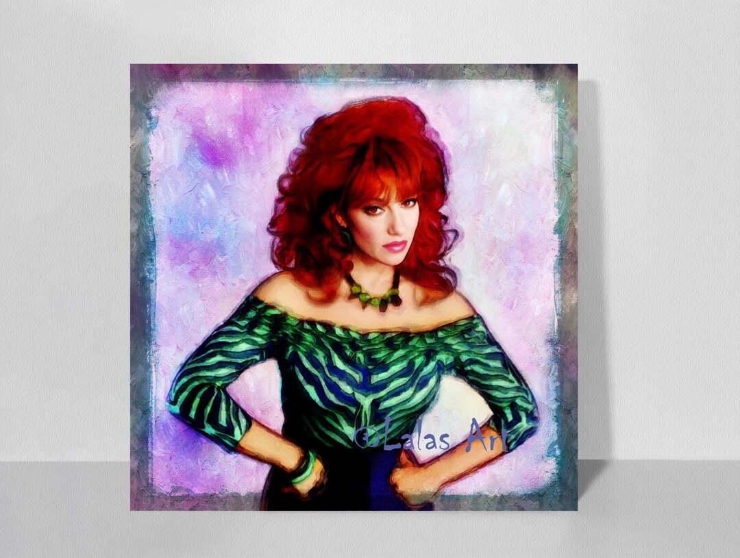 Vintage Style Portrait Art - Peggy Bundy - Married With Children ...