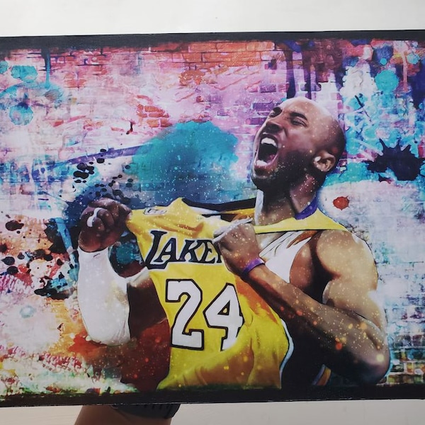 Kobe Bryant Graffiti Art - Etsy