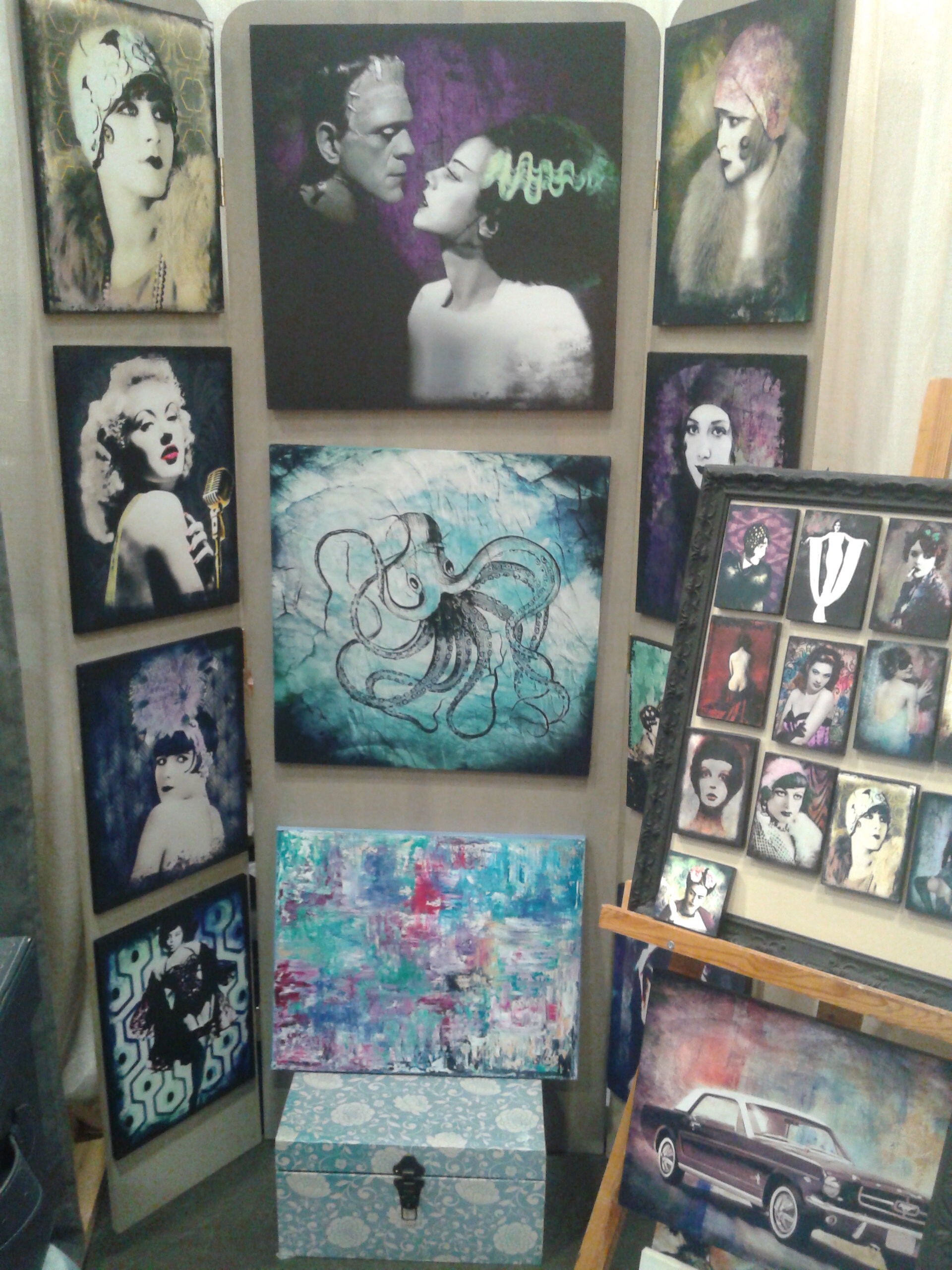 Retro Vintage Style Art Beetlejuice Sand Snake Painting Movie Classic ...