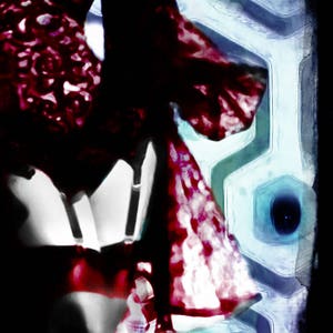 Miss Topsy Burlesque Dancer Show Girl Painting Pinup Pin up 1960s Mix ...