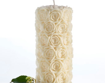 Carved candle | Etsy