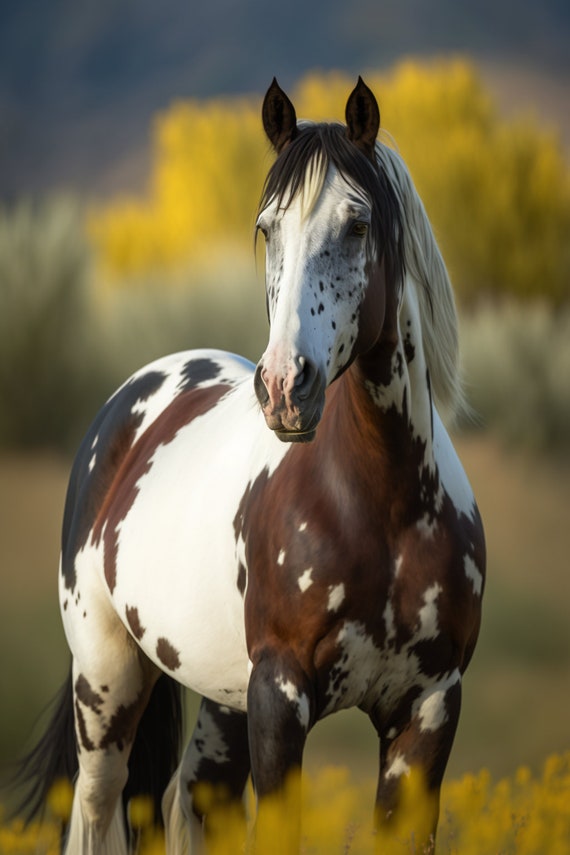 Mustang Horse Painting