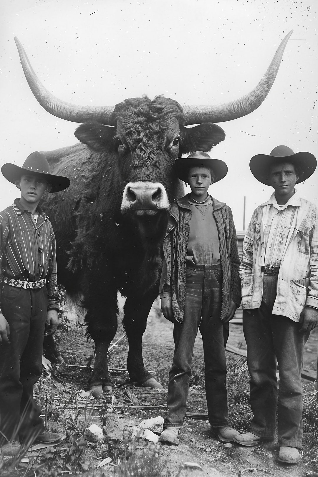 Antique Western Photography | Digital Download Print | Vintage Cowboy ...