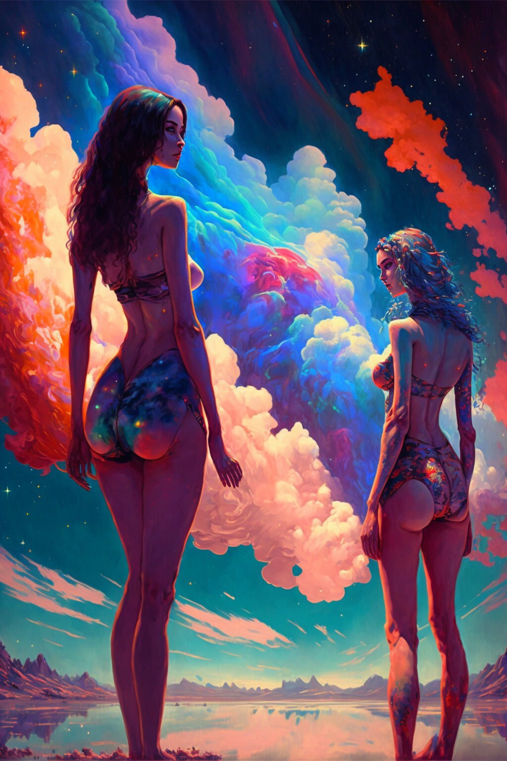 Lesbian Wall Art Digital Art Download Lesbian Art Print Etsy