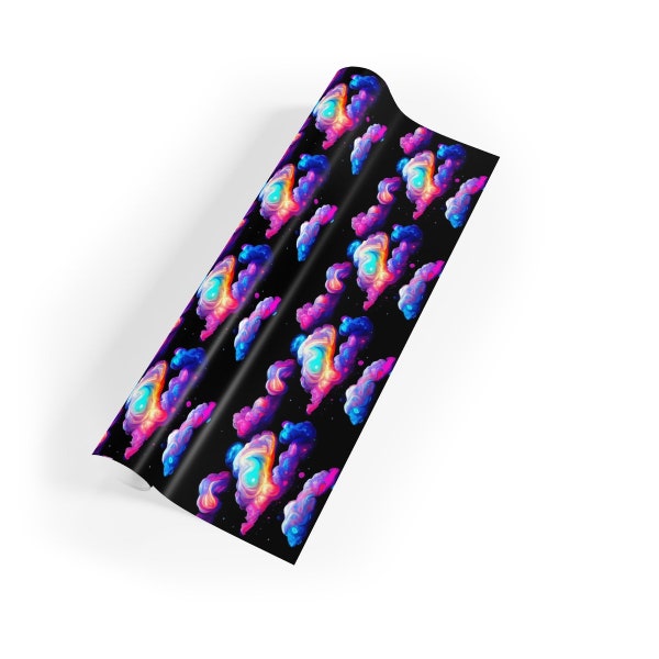 Neon Wrapping Paper - Etsy UK