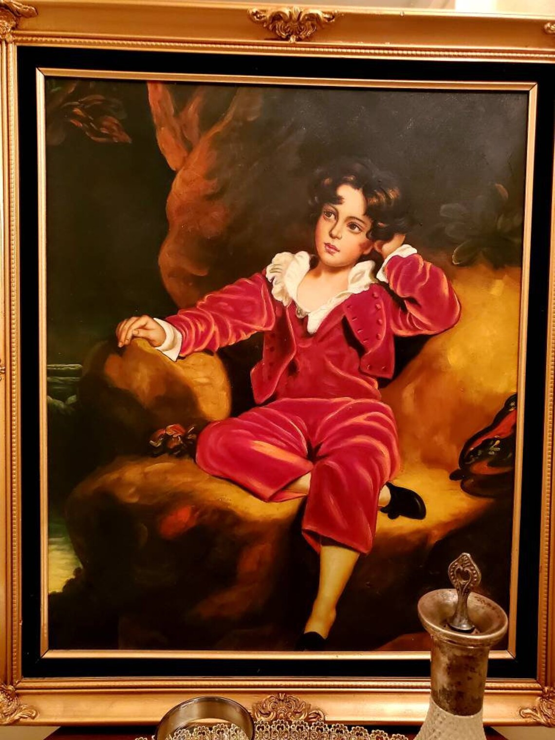 Vintage Victorian Realist Portrait Oil on Canvas Original - Etsy