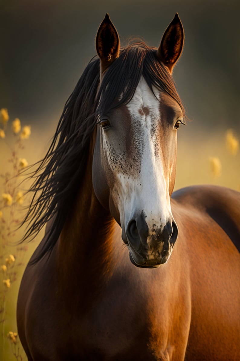 Wild Horses Digital Download Print | Horse Art | Wild Mustang Horse ...