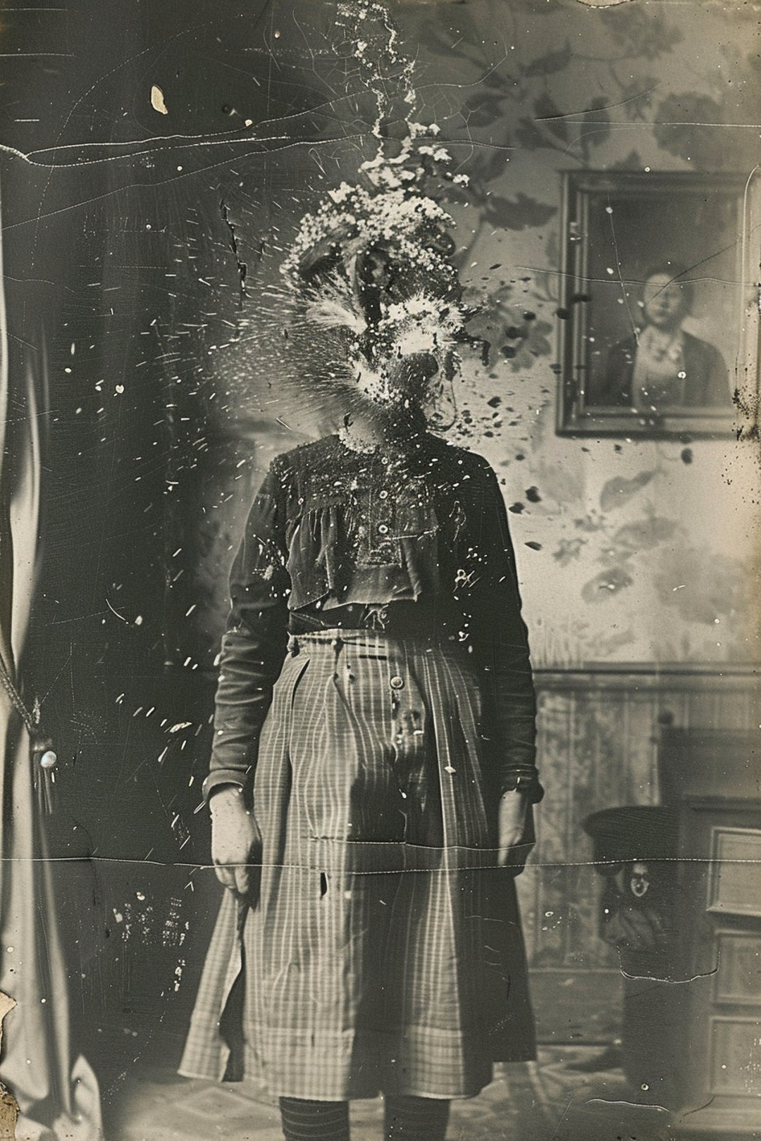 Creepy Old Photo | Digital Download Print | Weird Photography | Rare ...