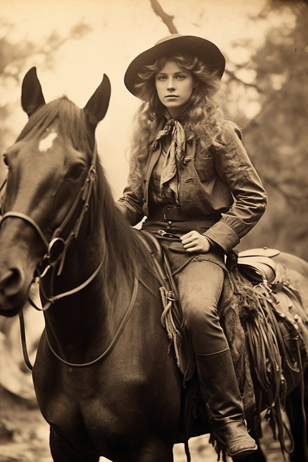 Antique Western Photography | Digital Download Print | Vintage Cowboy ...