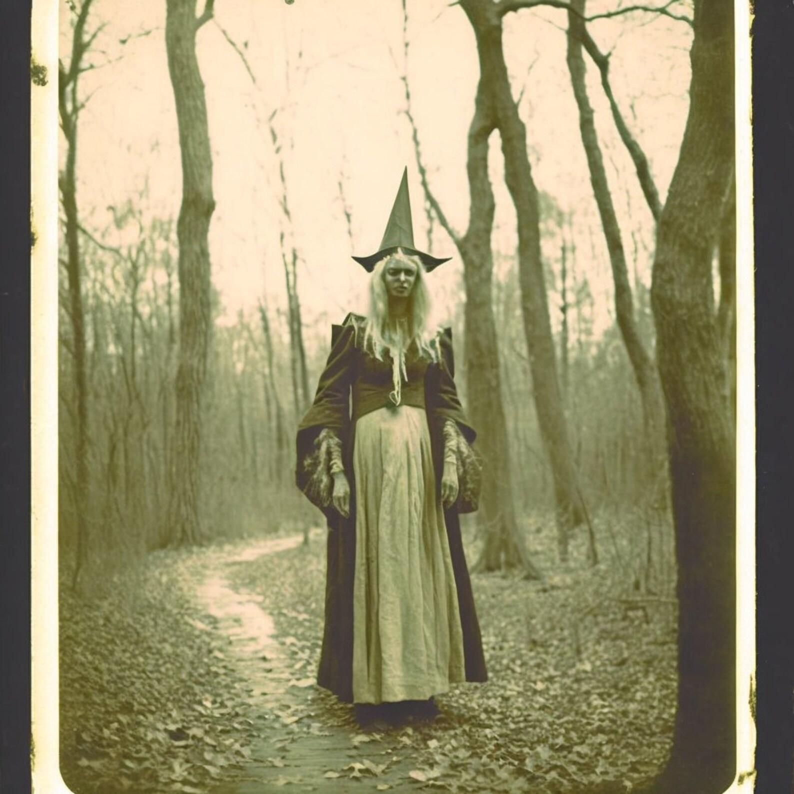 Antique Witch Polaroid | Creepy Photography Print (digital Download) - Etsy