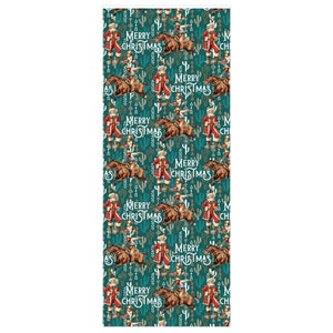 Cowboy Wrapping Paper - Christmas Gift Wrap, Western Gifts, Cowboy Gift ...
