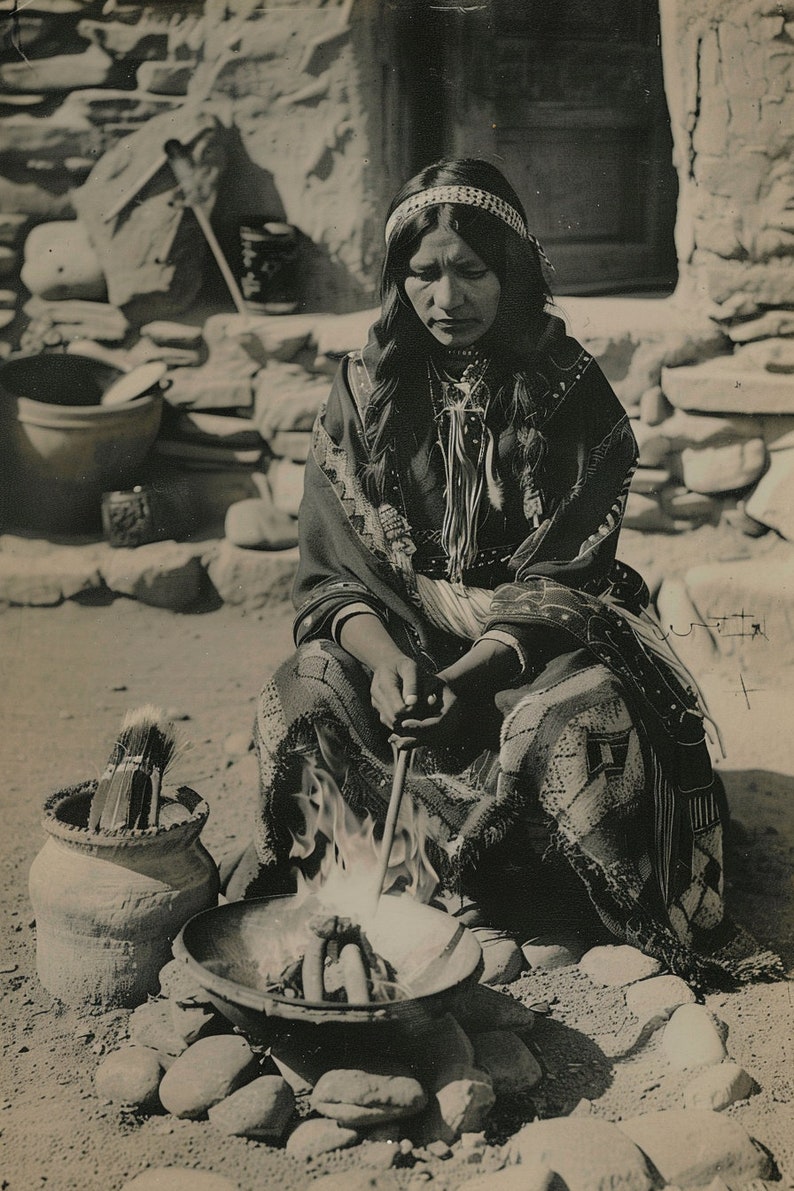 Native American Digital Download Print Indigenous Art Native American ...