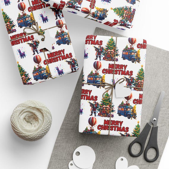 Fortnite wrapping paper store