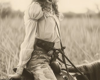 Antique Western Photography Digital Download Print Vintage Cowboy ...