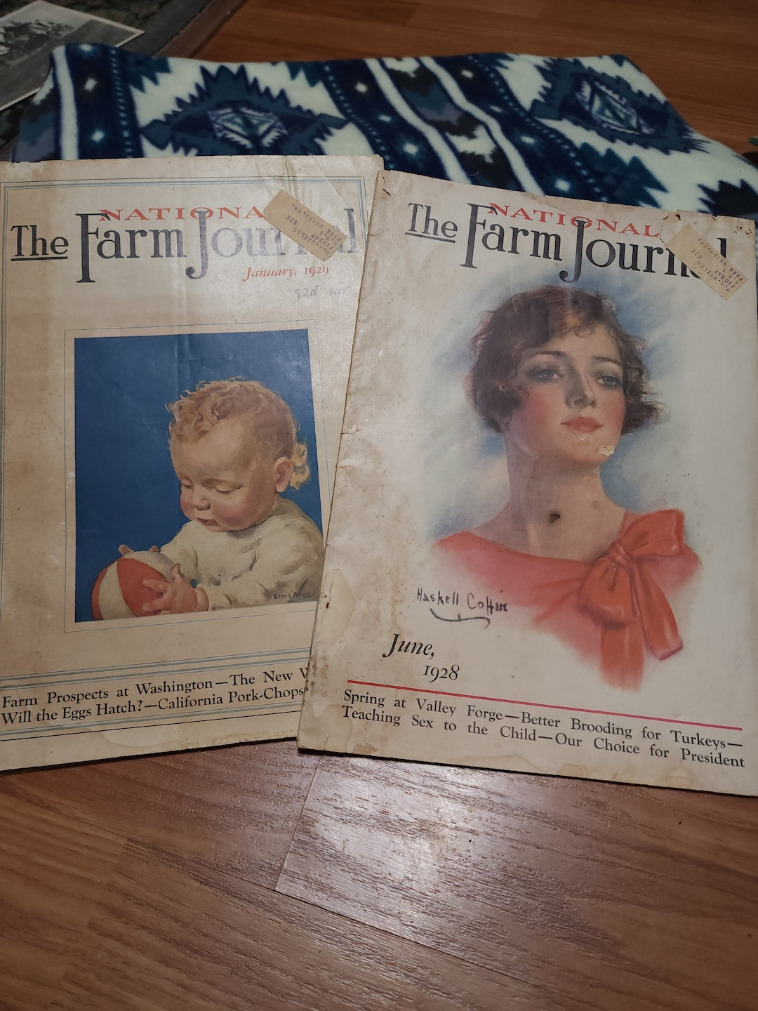 Antique 1928 1929 the Farm Journal Magazine, Vintage Farmers Magazine ...