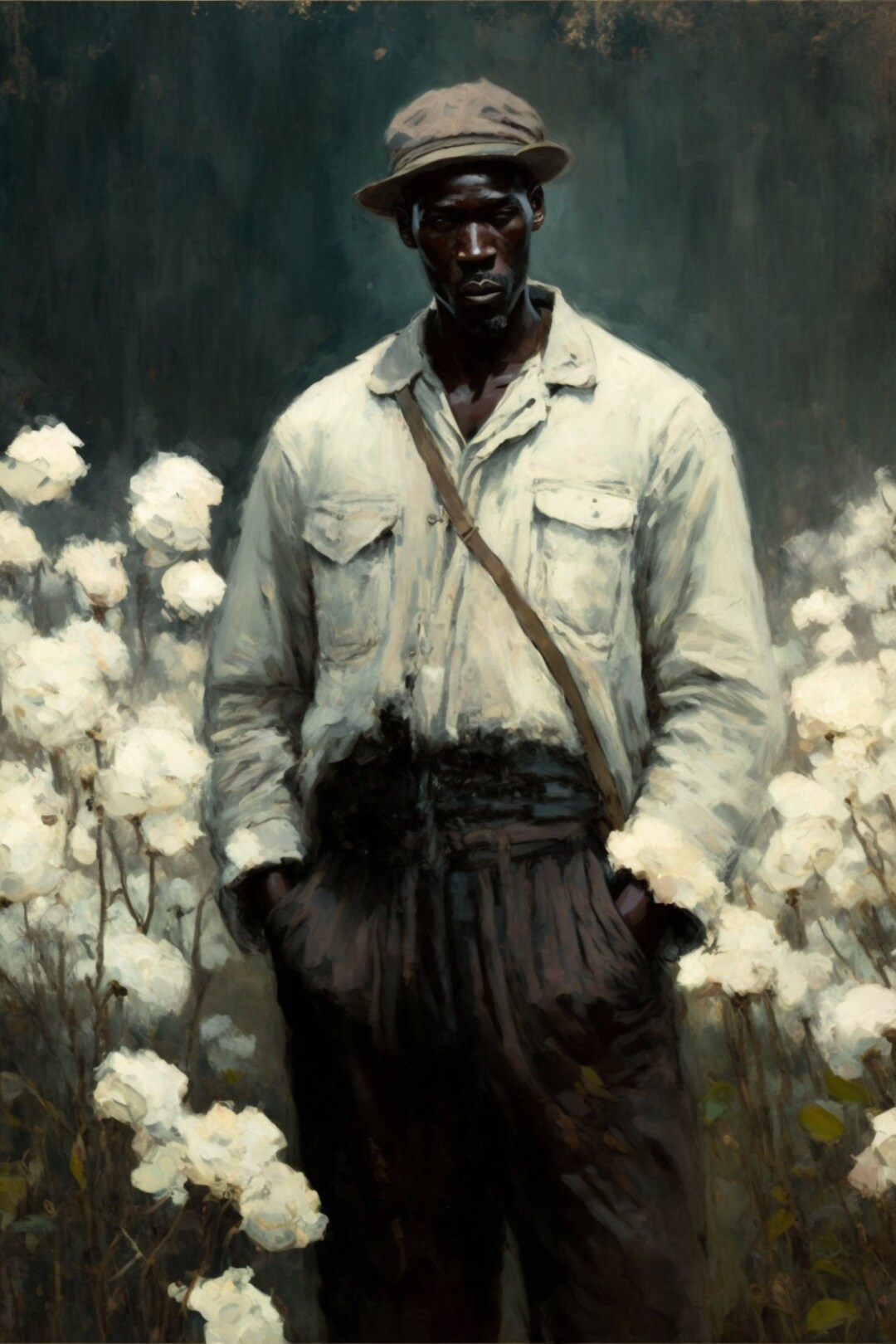 African American Art | Cotton Plantation Art | Black History Month ...