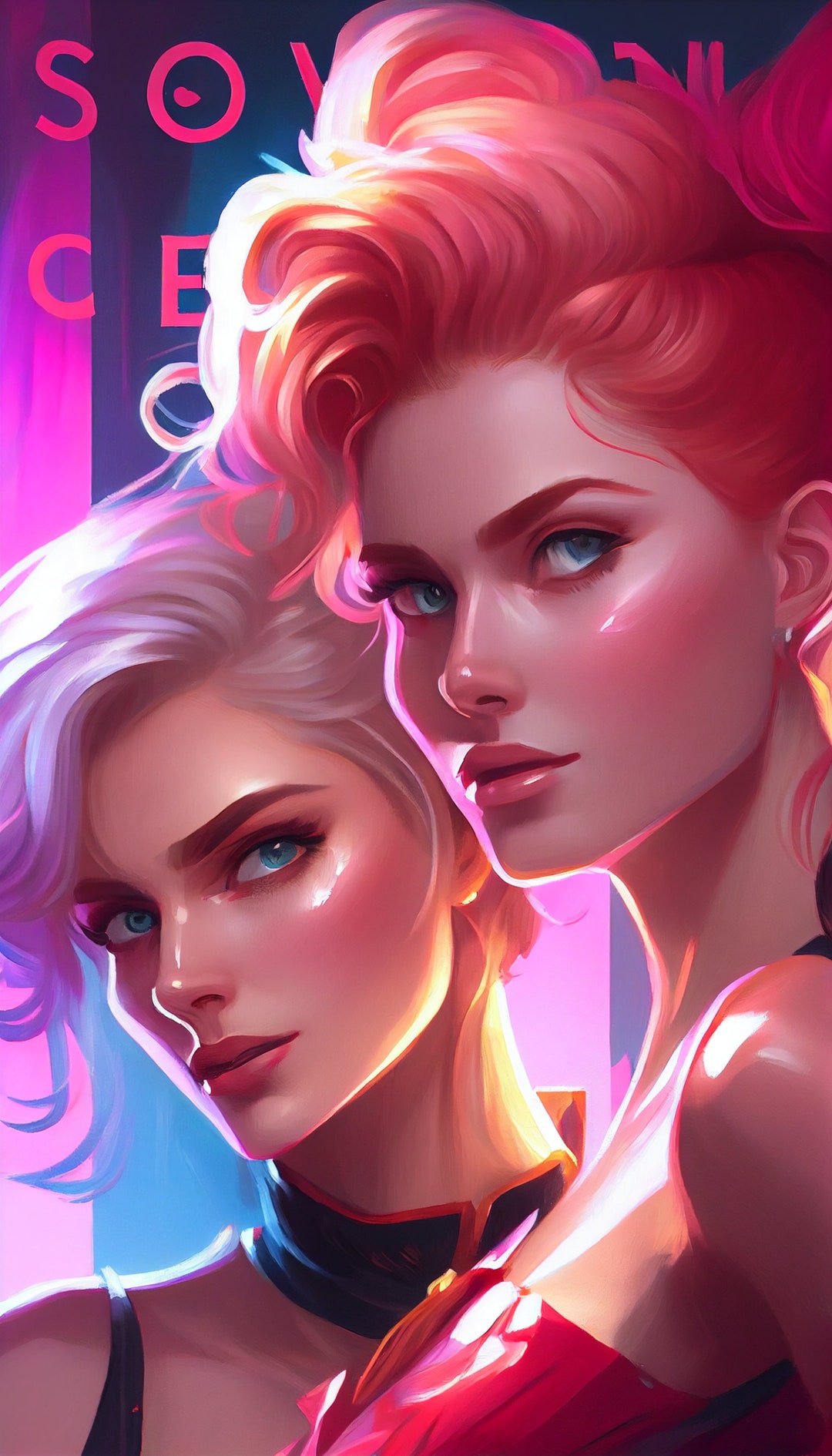 Lesbian Wall Art Digital Art Download Lesbian Art Print Rainbow