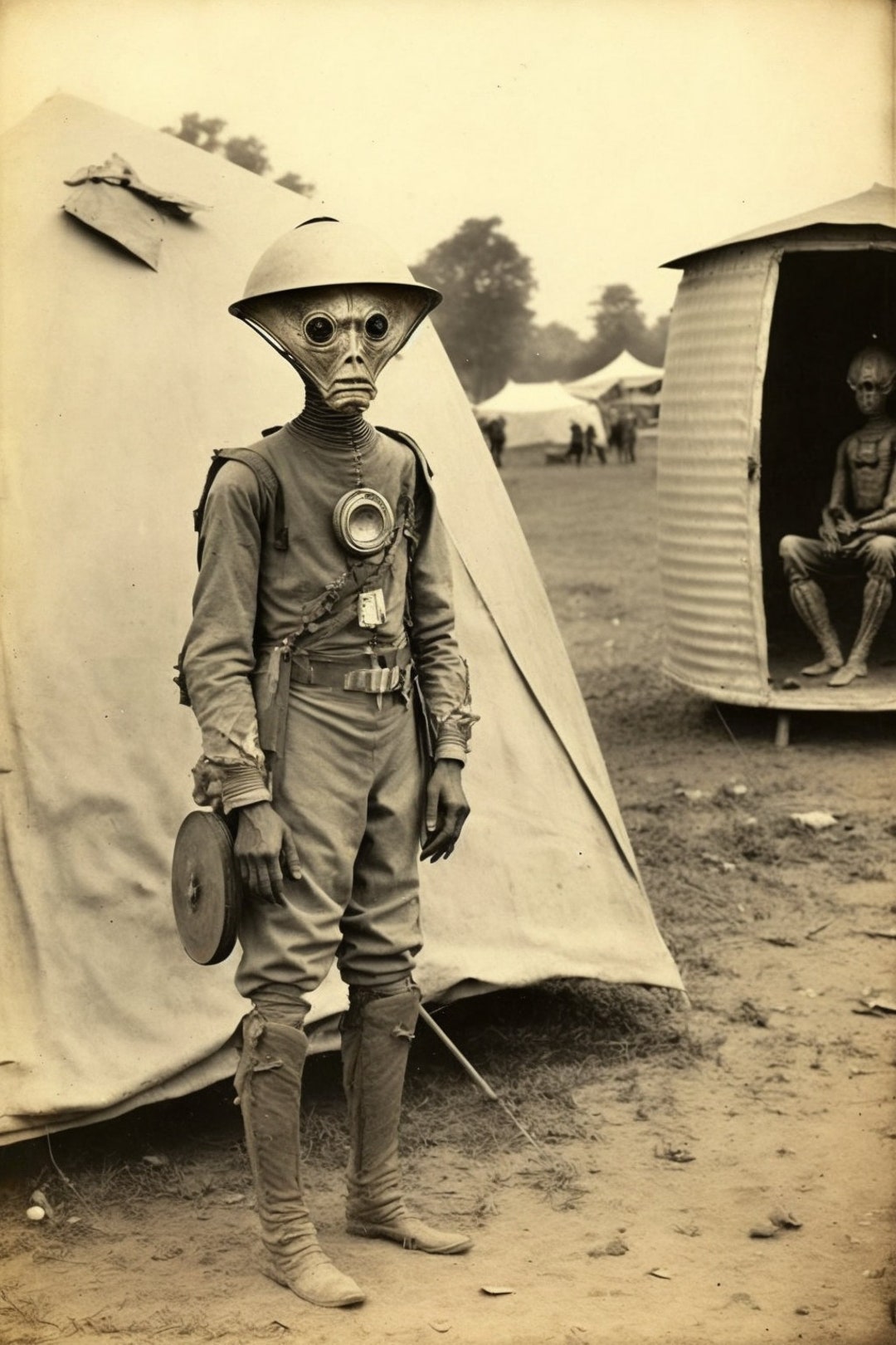 Area 51 Alien Photo | Roswell, New Mexico | Vintage Ufo Art (digital ...