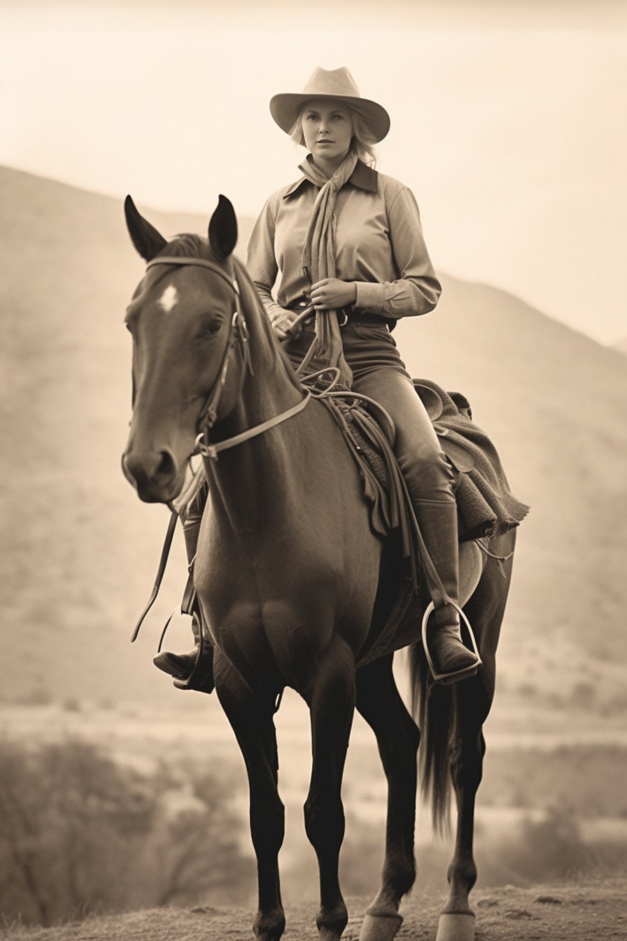 Antique Western Photography | Digital Download Print | Vintage Cowboy ...