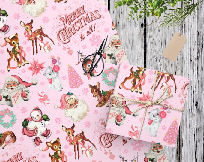Cowboy Wrapping Paper Christmas Gift Wrap, Western Gifts, Cowboy Gift ...