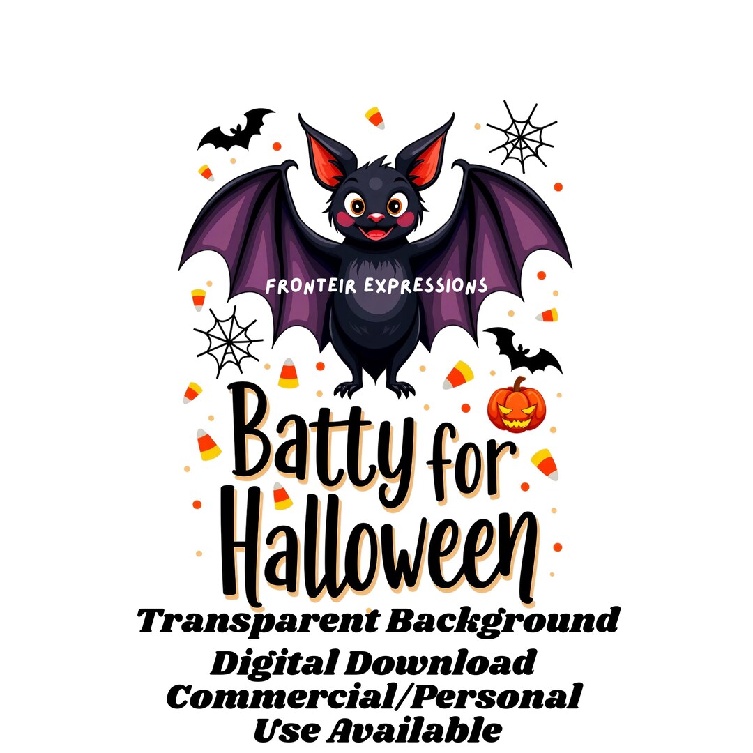 Halloween Bat SVG | Halloween Tee | Batty for Halloween Svg | Digital ...