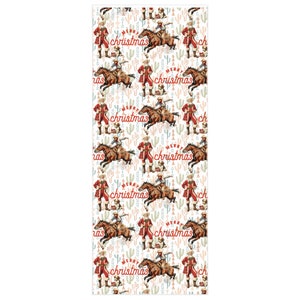 Cowboy Wrapping Paper - Christmas Gift Wrap, Western Gifts, Cowboy Gift ...