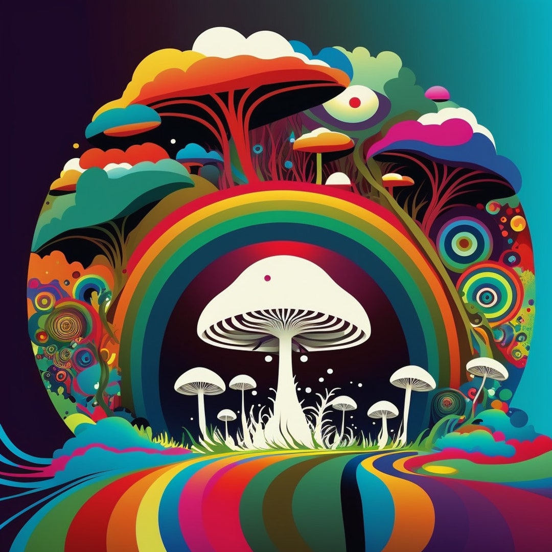 Trippy Art Psychedelic Art Trippy Psychedelic Poster Download 420 Svg ...