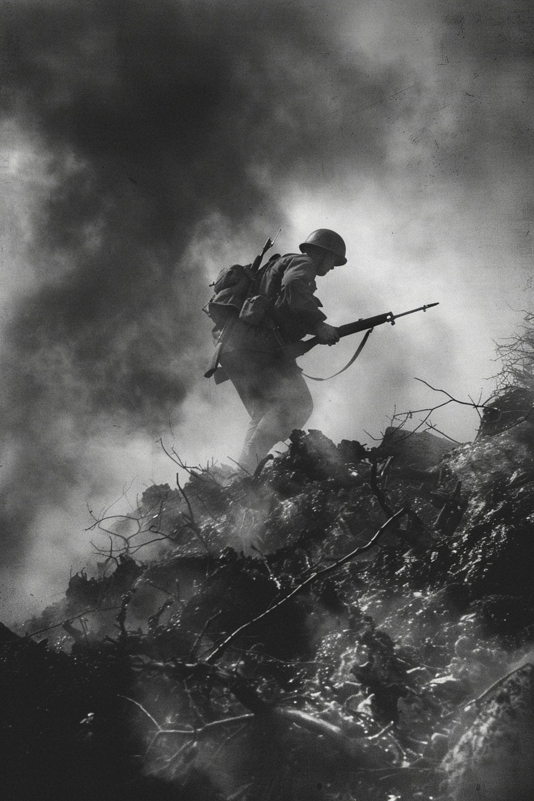 Military Old Photo | Digital Download Print | American Soldier ...