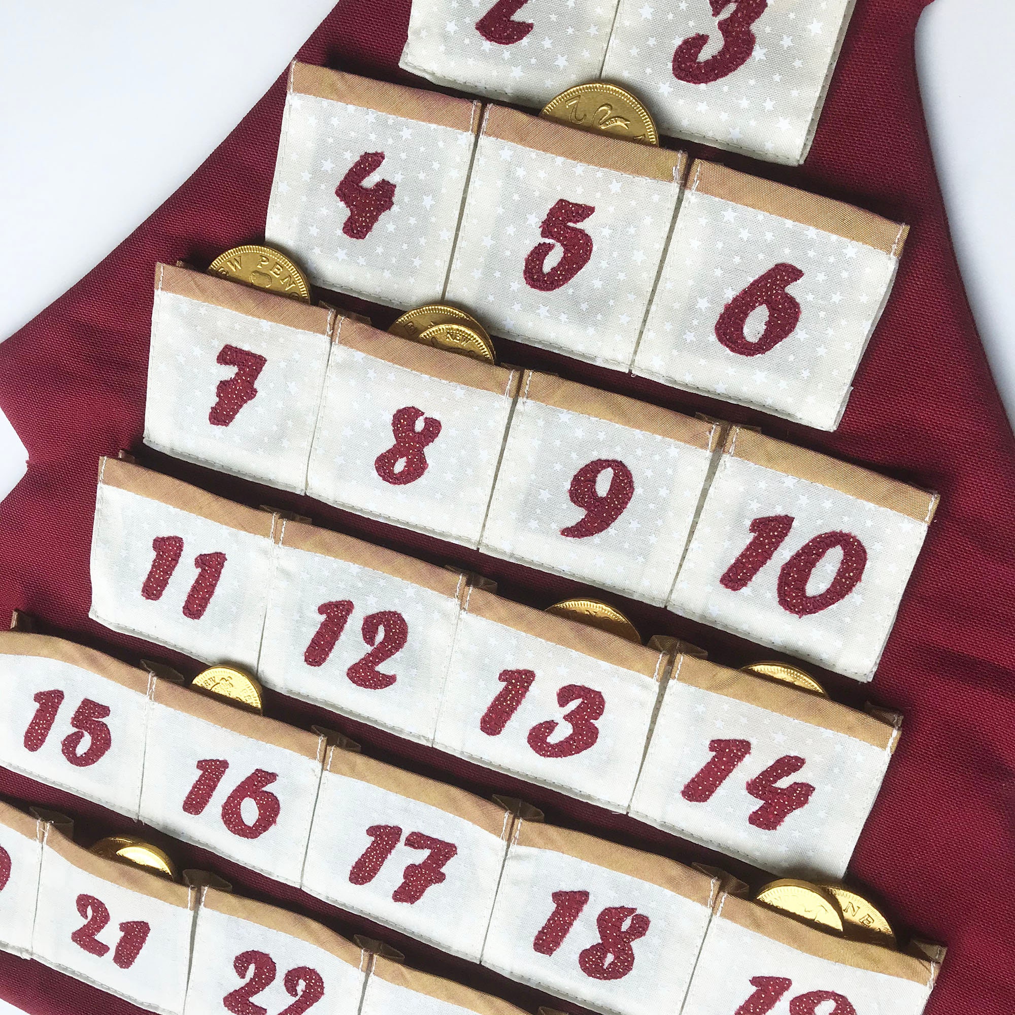 Advent Calendar Sewing Pattern Pdf Fabric Refillable | Etsy