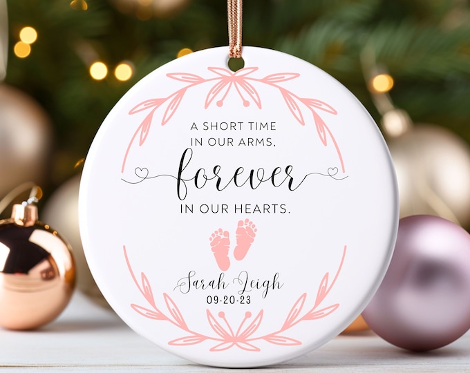 A Short Time in Our Arms, Forever in Our Hearts Ornament, Infant Loss ...