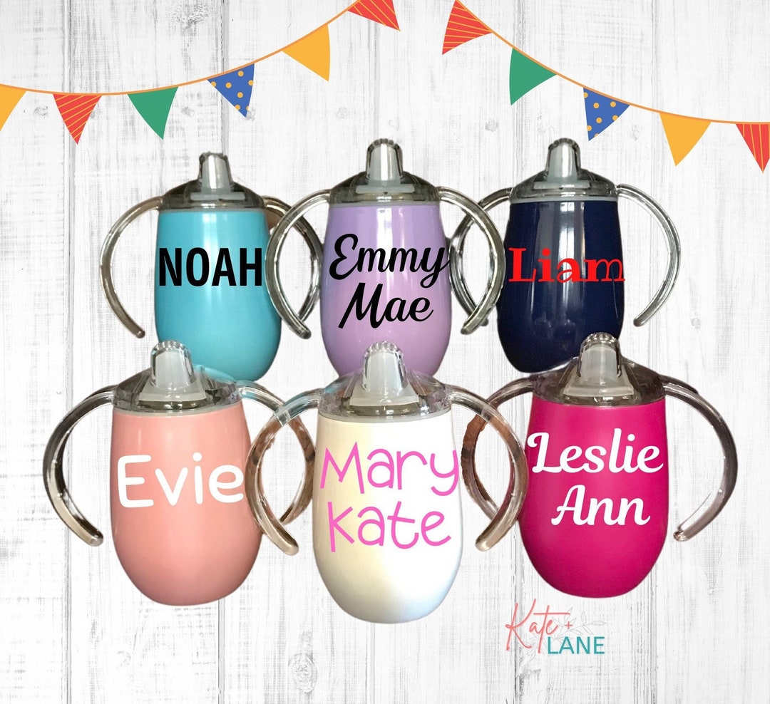 Custom Name Sippy Cup, Toddler Cup, Birthday Gift, Training Cup ...